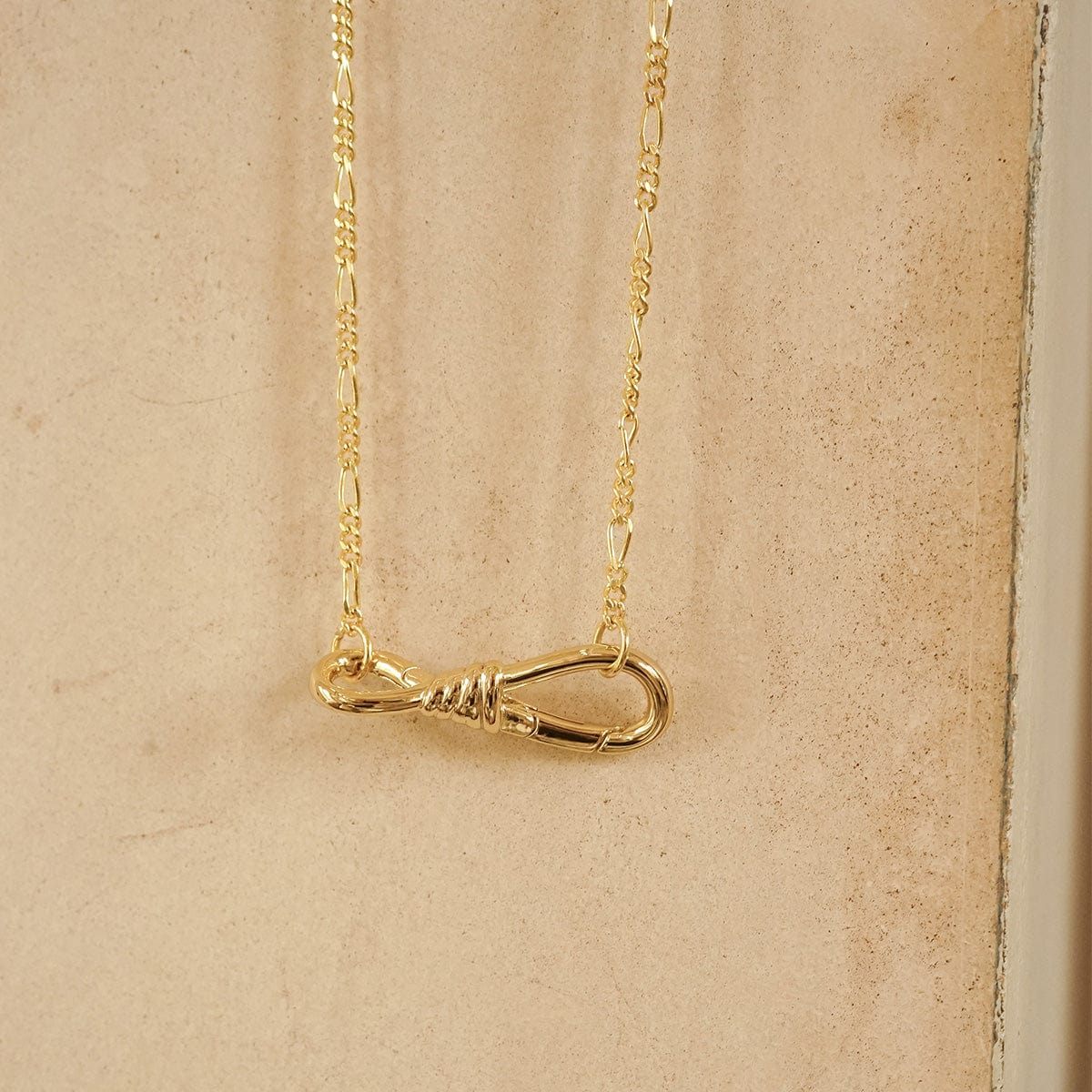 Apollo Carabiner Chain Necklace 18ct Gold Plate – Daisy London