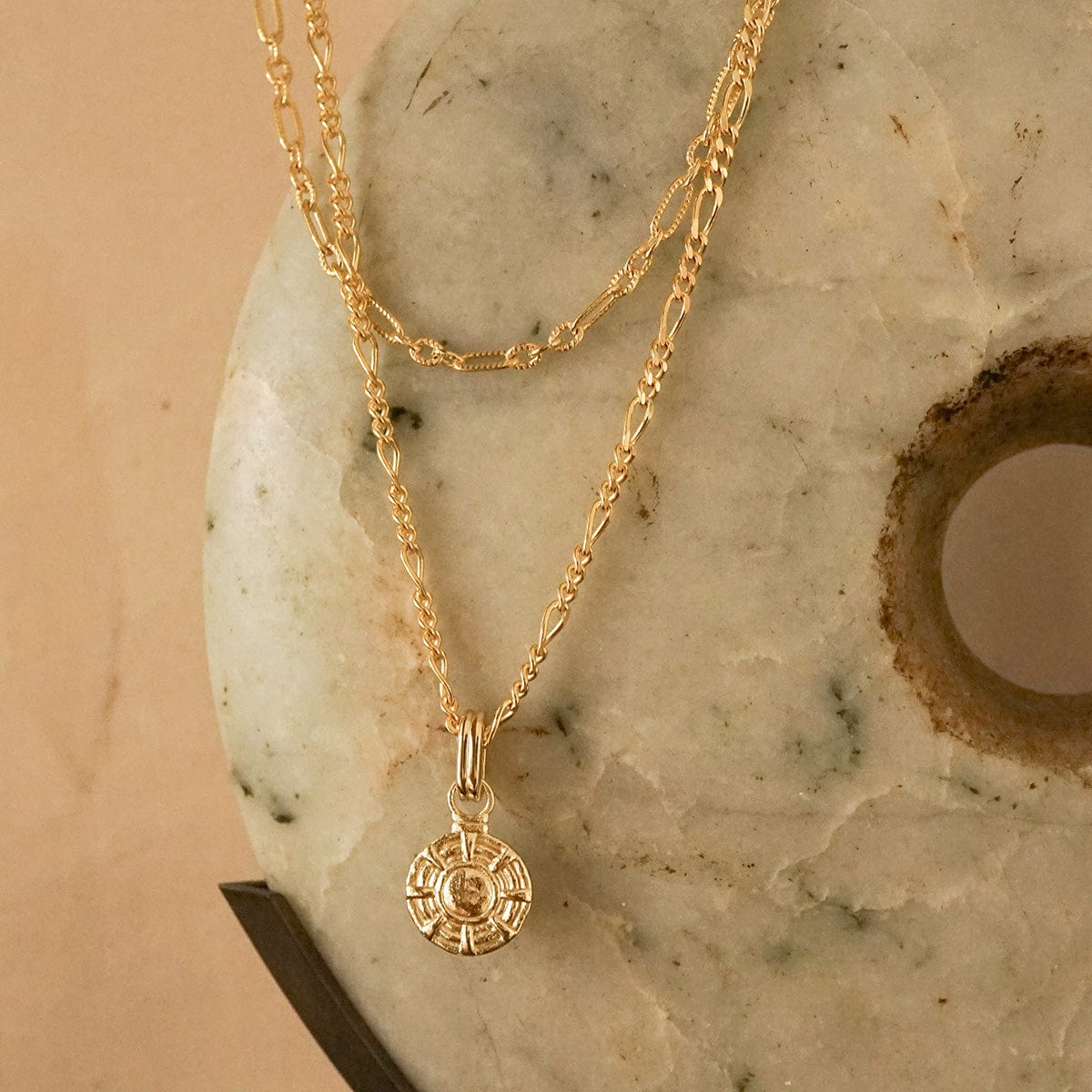 Apollo Pendant Necklace 18ct Gold Plate – Daisy London