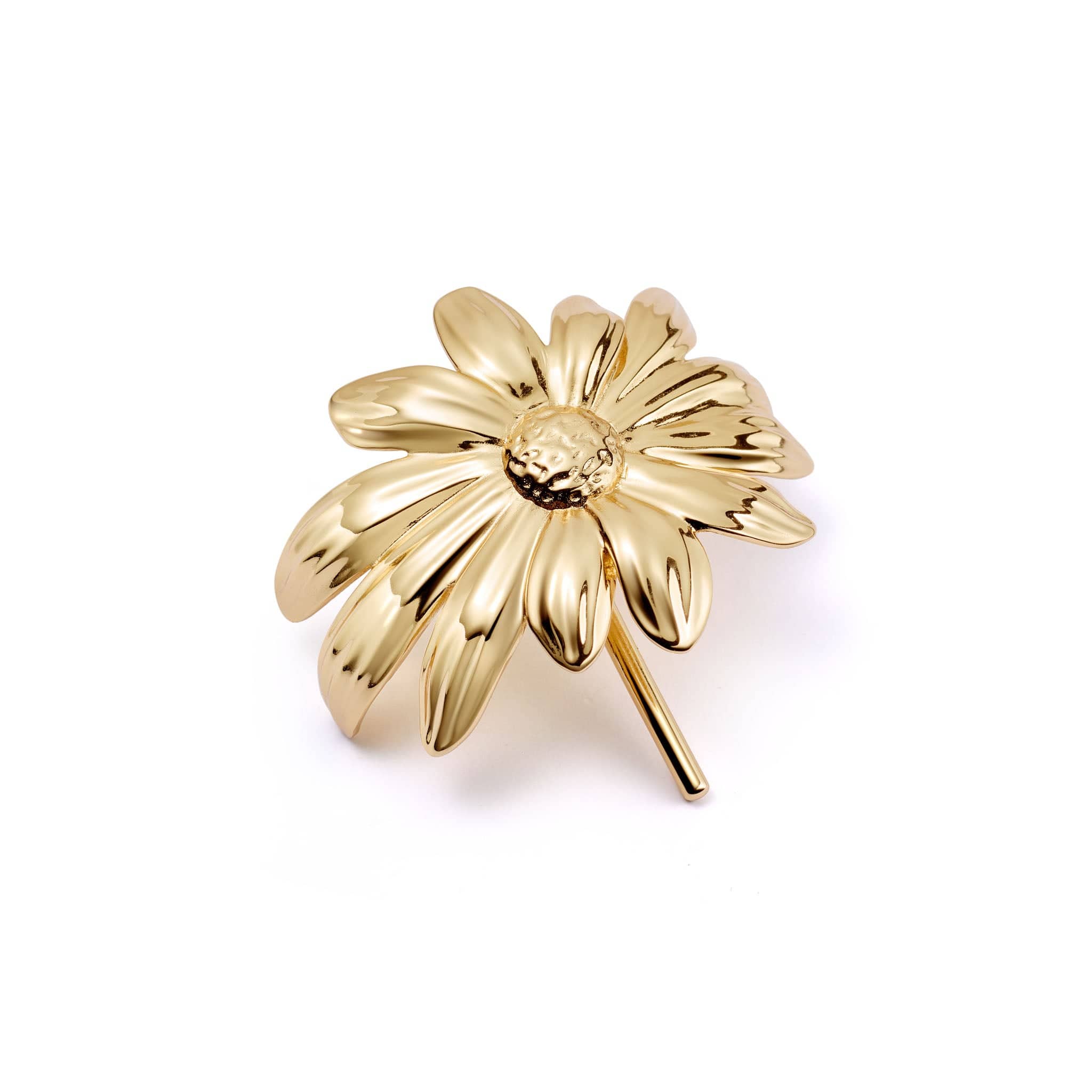 Daisy Hair Slide 18ct Gold Plate – Daisy London