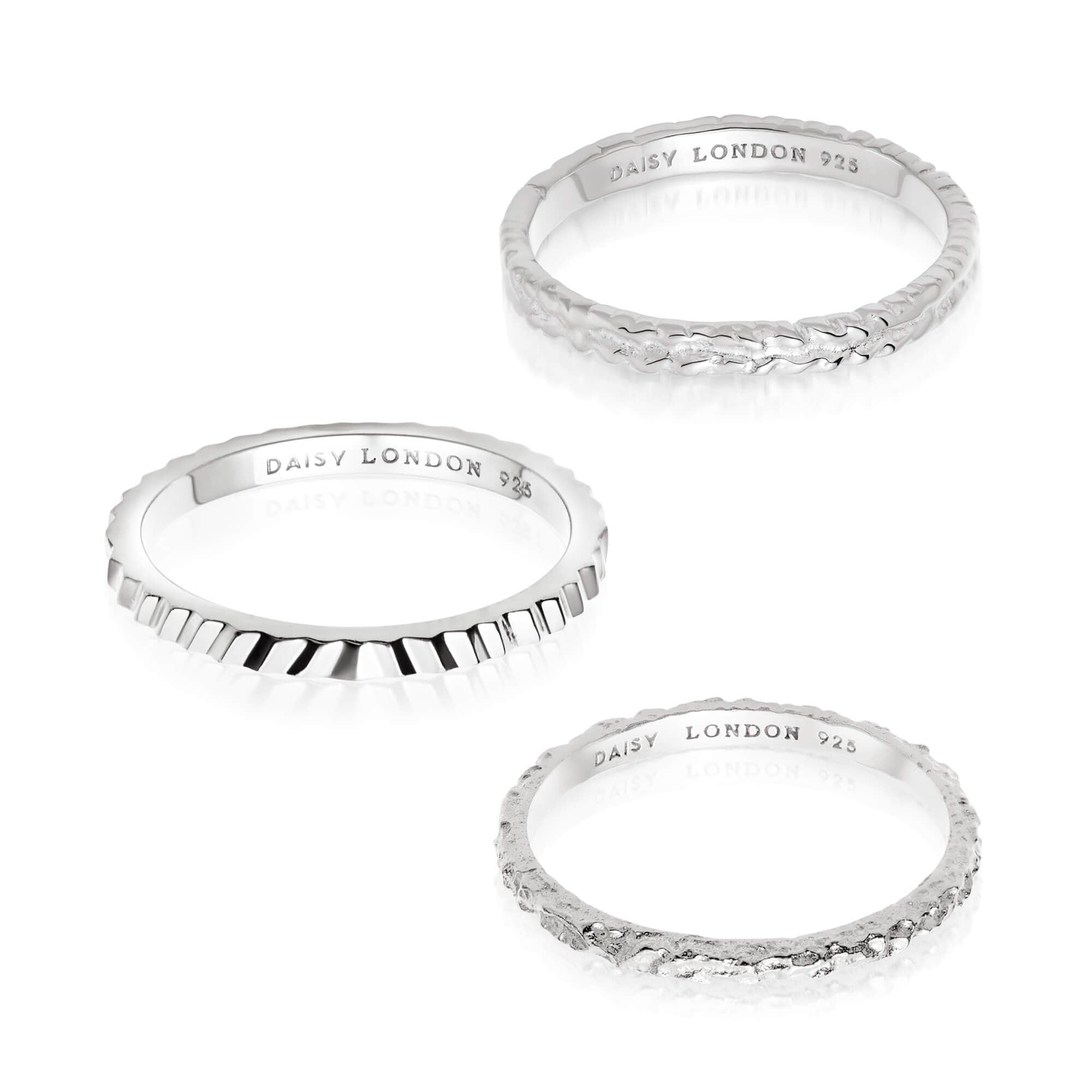 The Ultimate Ring Stack Sterling Silver – Daisy London
