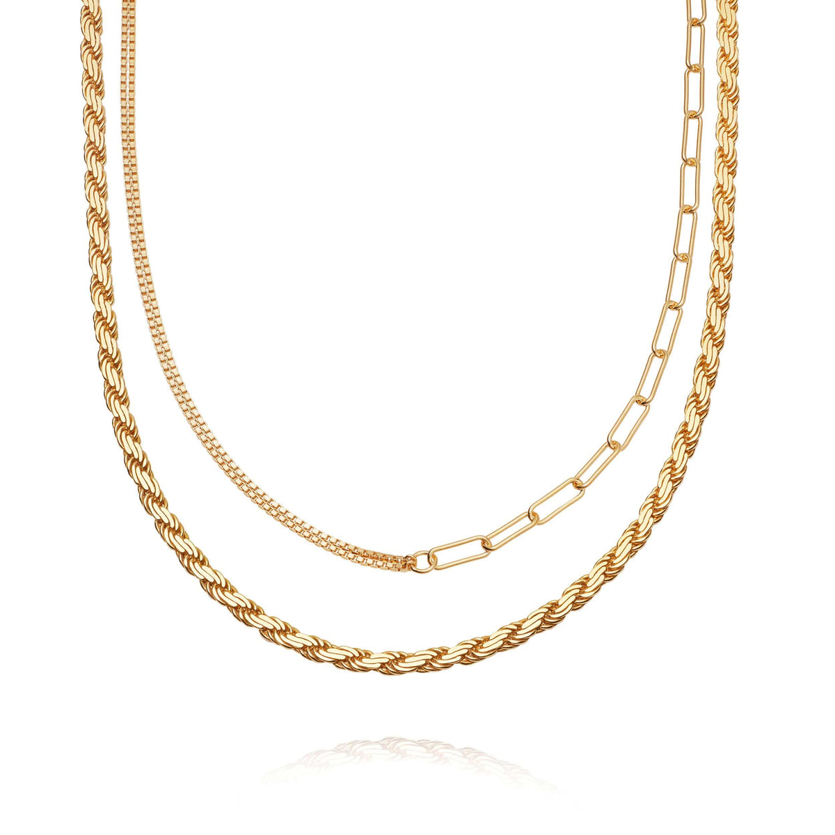 Duality Intention Necklace Layering Set – Daisy London