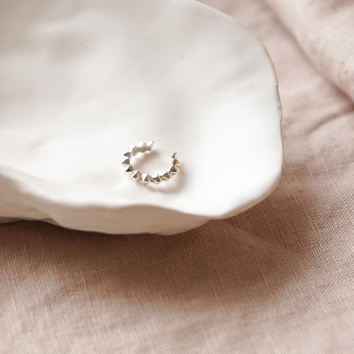 Modern Studded Ear Cuff Sterling Silver – Daisy London